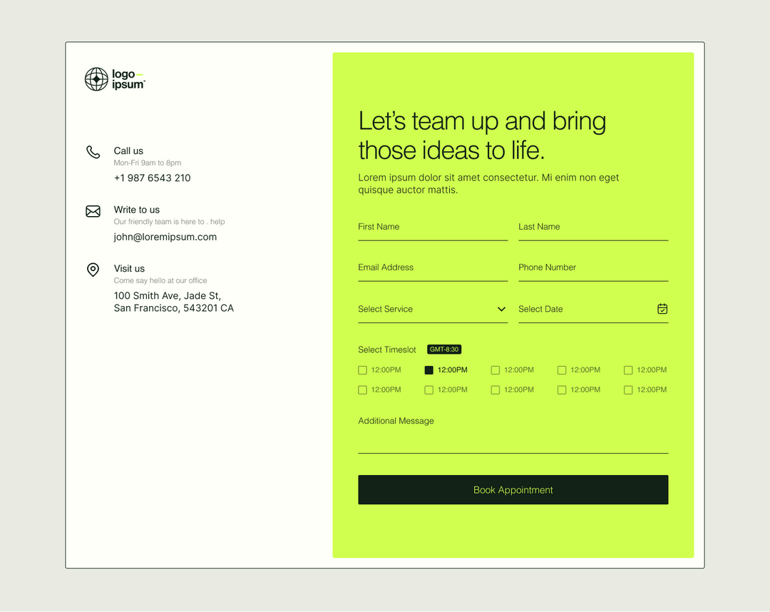 FlowBookings - No-Code Webflow Booking System